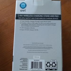 Onn | Office | Onn 2 In Wireless Charging Stand Pad Nwt | Poshmark